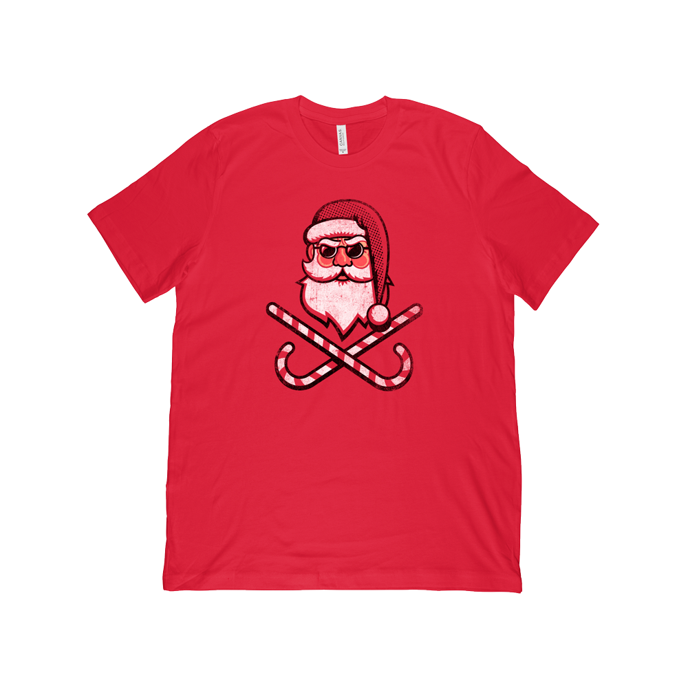 Jolly Roger Santa Tee – Petey's Five & Dime